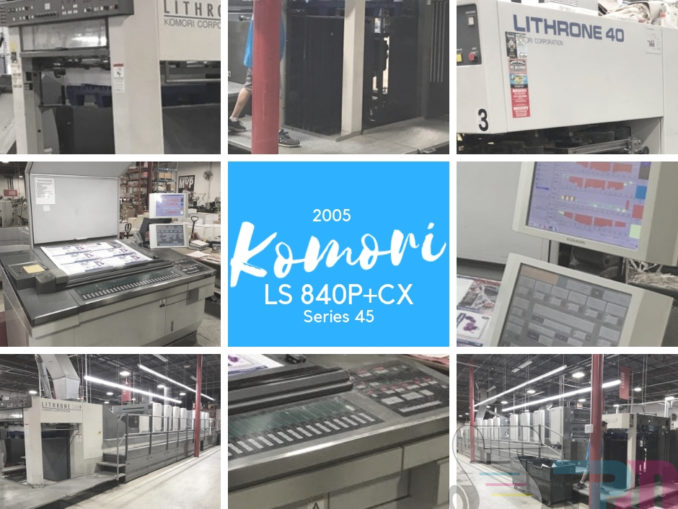 Used Komori Offset Printing Presses – Trinity Printing Machinery, Inc.